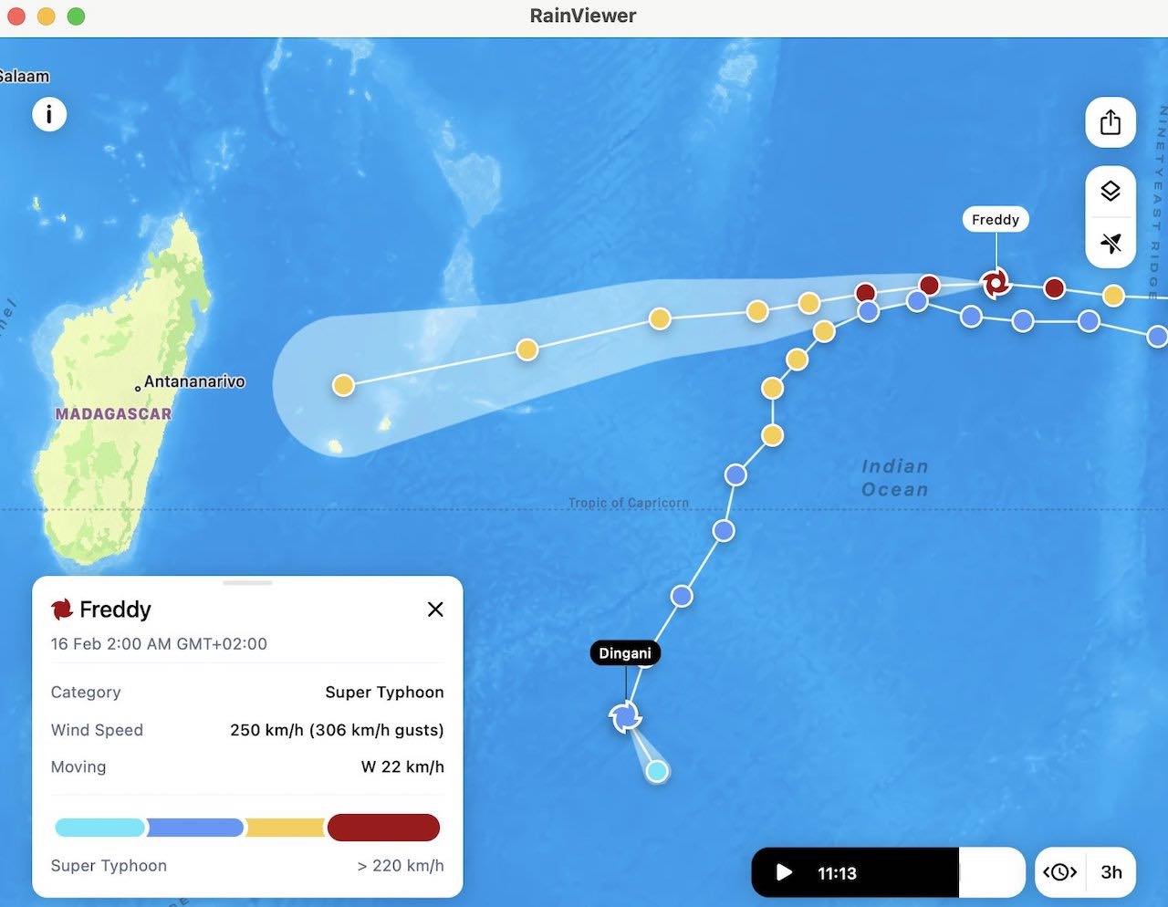 Essential Facts About Tropical Cyclone Freddy RainViewer Blog