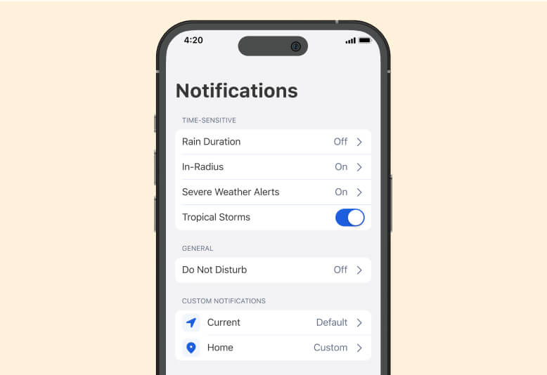 Weather by Rain Viewer: Features | Rain Viewer