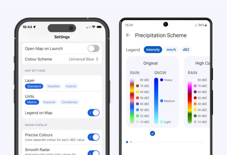Weather by Rain Viewer: Features | Rain Viewer